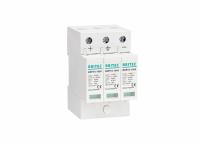 China 40kA 1000V DC Class II 3P PV Surge Arrester Protector 35mm Din Rail Mount SPD for sale