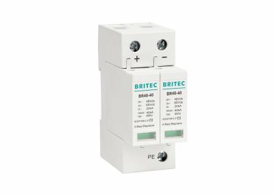 China DC 48V 40kA SPD 2P Surge Arrester - UL Certified Class II Protection Device with 25ns Response Time for sale