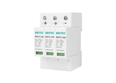 China Type 2 PV Surge Arrester 40kA 1500V DC SPD for Solar Systems - DIN Rail Mount Protection Device for sale