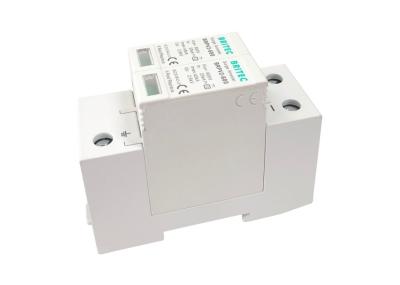 China 40kA DC 600V PV Surge Arrester - Type 2 Class II DIN Rail SPD for Solar Systems for sale