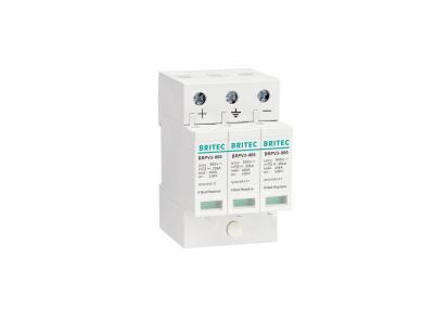 China BRPV3-800 DC 800V Solar Surge Protection Device - 40kA Max Discharge, Type 2 Class II SPD for PV Systems for sale