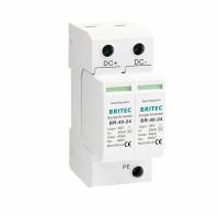 China BR-40-24 DC Surge Protection Device 24V 40kA Type 2 SPD for Din Rail for sale
