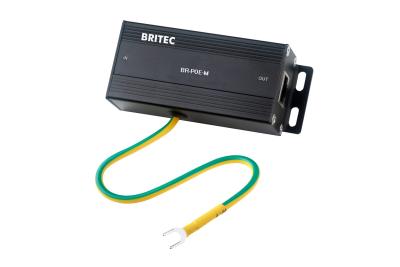 China BRITEC BR-POE-M RJ45 PoE Ethernet Surge Protector 48V 1000Mbps Industrial Lightning Protection for sale