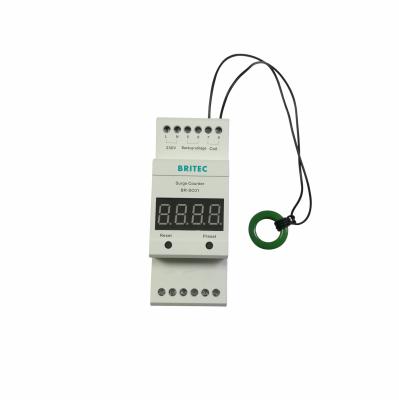 China BRSC-01 AC SPD Lightning Surge Counter 230V with 9999 Event Capacity and Power-Off Data Retention for sale