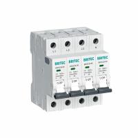 China BRSCB-80 4P Surge Protection Device Class II 80KA Dedicated Backup MCB for Surge Arrester SCB for sale