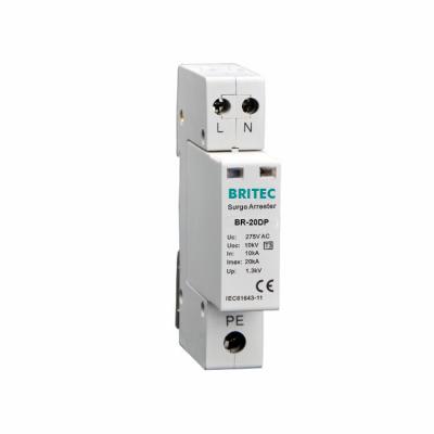 China BR-20DP 2P 10kV Surge Protection Device Type 3 Low Voltage Surge Arrester for sale