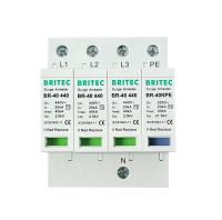 China BR-40 440 3+1P Type 2 Surge Protection Device 440V IP20 Lightning Arrester for sale