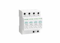 China T1+T2 Surge Protection Device 275V 4P Lightning Arrester 7kA Type 1+2 SPD for sale