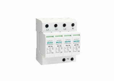 China T1+T2 Surge Protection Device 275V 4P Lightning Arrester 7kA Type 1+2 SPD for sale