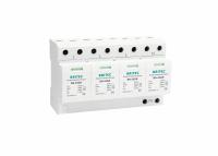 China BR-25GR 275V 4P Type 1+2 SPD Surge Protection Device 25kA Iimp for Home for sale