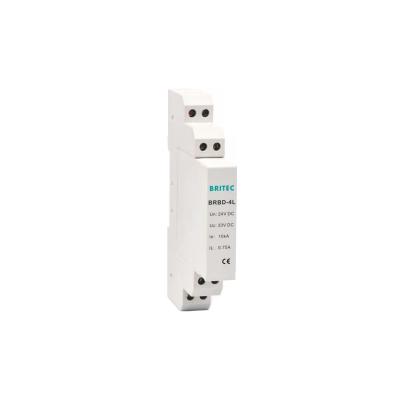 China POE Ethernet Surge Protector 10KA Signal Lightning Arrester IP20 PA6.6 for sale
