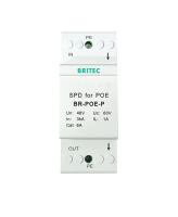 China BRITEC BR-POE-P Network Surge Protector 10KA PoE Cat6 for Telecom Equipment for sale