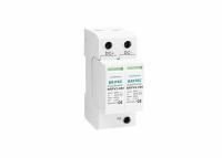 China Class II PV SPD 600V Plastic Double Pole DC Lightning Arrestor for sale