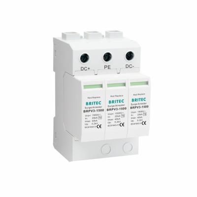 China BRITEC BRPV3-1500 DC Surge Protection Device 40kA 180V SPD for Solar PV Systems for sale
