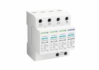 China Type 1 Surge Protection Device Class B+C 12.5kA 275V 3+1 Pole DIN Rail Mount Lightning Arrester for sale