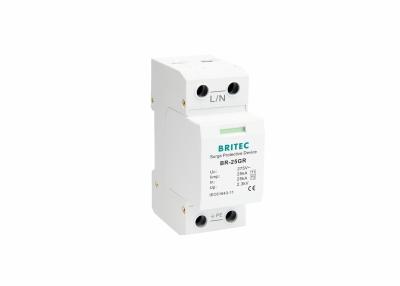 China 25kA Class I Type 1 Class B SPD Single Phase Surge Arrester for sale