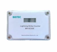 China BR-SC02E Lightning Counter Surge Arrester - Digital Strike Counter with 5kA Sensitivity, 999,999 Event Capacity for sale