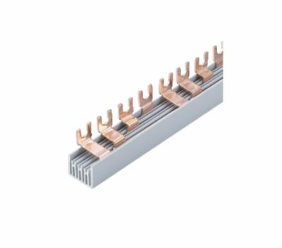 China BRITEC 2P Fork 18F to MCB Busbar - Copper Electrical Connector with -40°C to 80°C Operating Range for sale