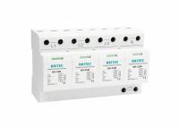China Type 1+2+3 Surge Arrester 4 Pole 25kA 275V Surge Protector for AC Power for sale