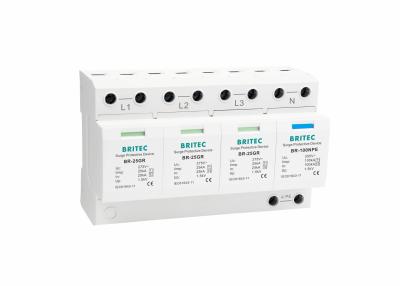 China 25KA Lightning Protection Surge Arrester Thermoplastic Three Phase Surge Protector for sale