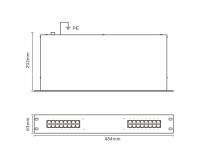 China BRITEC BRRJ45H-16R Rack Mount Ethernet Surge Protector 5KA IP20 Network Arrester for sale