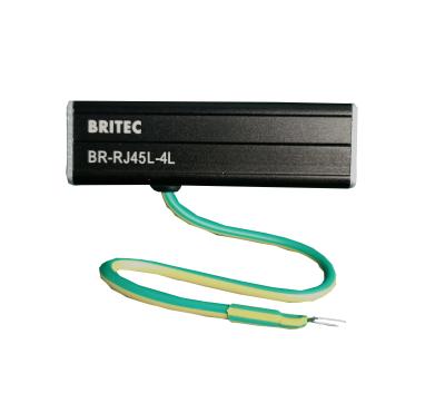 China BRITEC BRRJ45L-16R Network Surge Protector 5KA RJ45 Data Signal Protection IP20 for sale