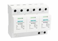 China 3 Pole Industrial Surge Protection Device Type 1 Class I 50kA 275V for Three-Phase TN-C Systems for sale