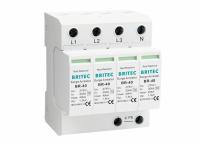 China 40ka 4P SPD Type 2 MOV AC Power Surge Protector for sale