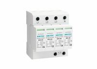 China Class C 80KA 4 Pole Type 2 Surge Protection Device Surge Protective Device for sale