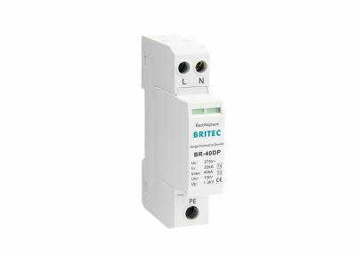 China T2+T3 Surge Protective Device 2P 275V 40kA Type 2+3 SPD for DIN Rail for sale
