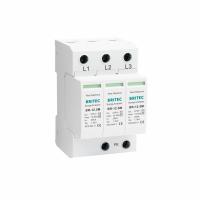 China UL94-V0 Flame Retardant 3P T1+T2 Surge Arrester 320V 12.5kA Iimp 50kA Imax for sale