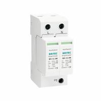 China 320V Surge Protector SPD Lightning Arrester 2P AC 50kA Class I+II for TN System for sale