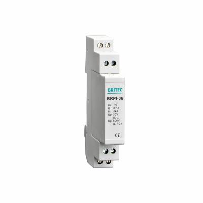 China BRPI-2L Data Surge Protector SPD 5kA 24V Signal Line Surge Arrestor for Ethernet for sale