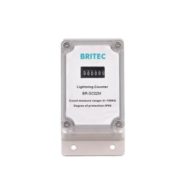China BR-SC02M Lightning Strike Counter 0-999,999 Events IP65 Rated with 132×69×50mm Compact Design for sale