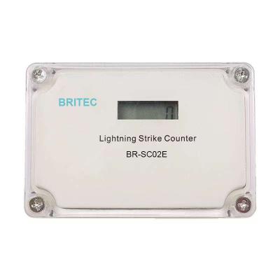 China BR-SC02E Lightning Strike Counter 5kA-150kA Discharge Current IP65 Rated for 0-999999 Events for sale