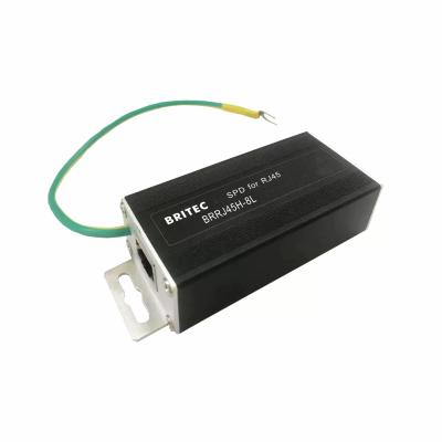 China BRRJ45H-8L Gigabit RJ45 Surge Protector 5kA 1000Mbps Ethernet Lightning Arrester for sale