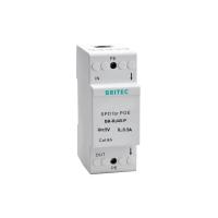 China BRITEC BR-RJ45-P 5KA Network Surge Protector IP20 Signal Surge Arrestor for Data Lines for sale