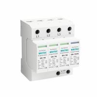 China AC Surge Protector SPD 3P+NPE 275V Iimp 7kA Type 1 Type 2 Lightning Arrester for House Protection for sale