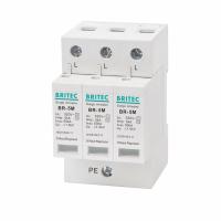 China 5kA 3P 320Vac Type 1+2 AC Surge Protection Device Lightning Arrester Class I+II for sale