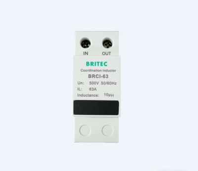 China BRCI-63 Coordination Inductor AC SPD Lightning Surge Protector 63A Electric Protection Device with CB CE TUV Certification for sale