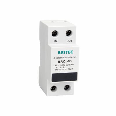 China BRCI-63 Lightning Coordination Inductor 63A 500V AC for SPD Surge Protector Decoupling for sale