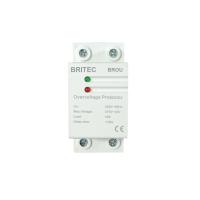 China BROU-40 Overvoltage Protector 40A 63A 230V Current Voltage Protector Din Rail Adjustable Over and Under Voltage Protector for sale