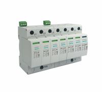 China 25kA DIN Rail Mount Surge Protector with Thermoplastic UL94-V0 Housing for Robust Surge Protection for sale
