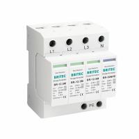 China 25kA DIN Rail Mount Surge Protector with Thermoplastic UL94-V0 Housing for Robust Surge Protection for sale