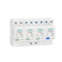 China BR-50GR 4P AC 385V Surge Protection Device with 50KA Lightning Protection and 4P Configuration Three Phase T1/2/3 Lightning and surge arrester for sale