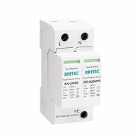 China 25kA Type 1+2 Surge Arrester with DIN Rail 35mm Mounting for Reliable Surge Protection Device for sale