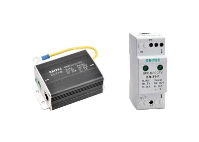 China IEC 61643-21 CCTV Surge Protective Device 30Mbps 0.5A with 10kA Discharge Current for sale