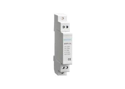 China BRPI-2L Thermal Plastic Surge Protection Device Plug-In 5kA 10Mbps UL94-V0 White for sale
