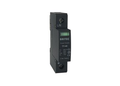 China 35mm Type 2 DIN Rail Surge Arrester 1P 40kA SPD with 18mm Width and -40℃ to 80℃ Operating Range for sale