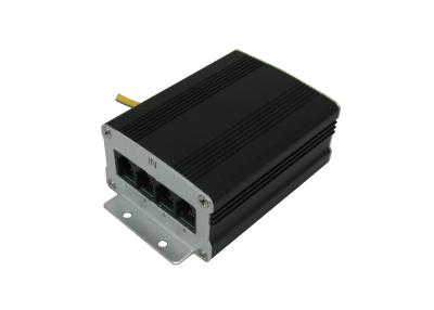 China 4-Port RJ11 Data Surge Protector 110V 5kA with Aluminum Alloy Enclosure for Communication Equipment Protection for sale